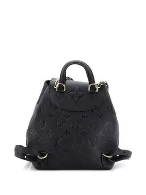 LOUIS VUITTON Monogram Empreinte Leather Backpack - Black