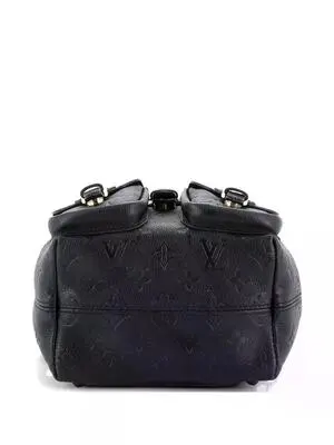 LOUIS VUITTON Monogram Empreinte Leather Backpack - Black