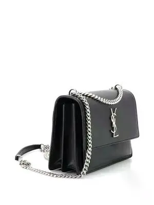 Saint Laurent Sunset Medium Crossbody Bag - Black