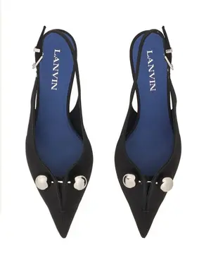 LANVIN Affinity Arch Slingback Pumps