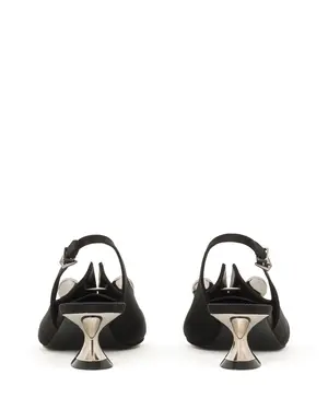 LANVIN Affinity Arch Slingback Pumps