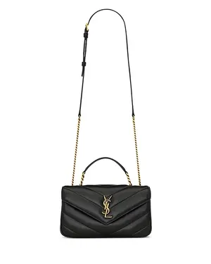 Saint Laurent Loulou Top-handle Bag - Black