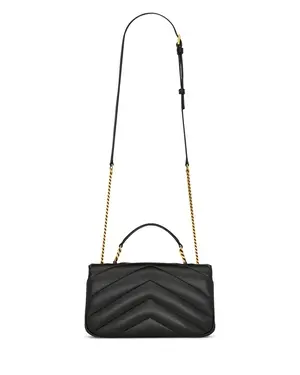 Saint Laurent Loulou Top-handle Bag - Black