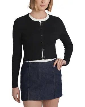 POINT Fitted Cardigan - Navy