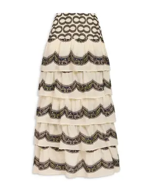 MARIE OLIVER Christie Tiered Skirt