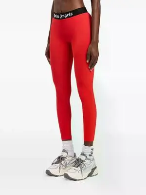 Palm Angels Logo Elasticated Leggings