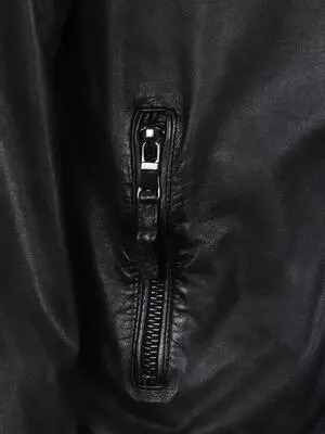 SWORD 6644 Leather Bomber Jacket