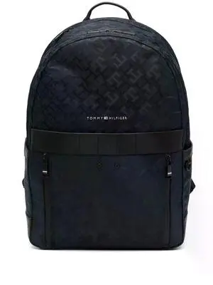 Tommy Hilfiger Logo Print Backpack - Blue