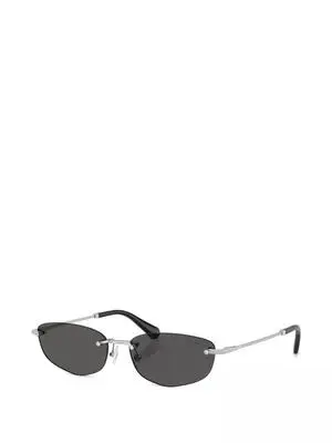 SWAROVSKI Rimless Rectangle Sunglasses