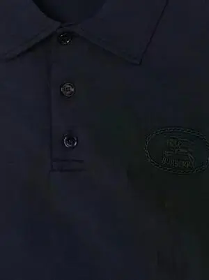 Burberry Cotton Polo Shirt - Blue