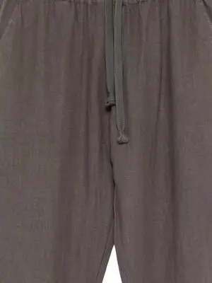 Fedeli Drawstring Elasticated Trousers - Grey