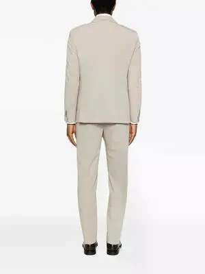 MANUEL RITZ Single-breasted Peak-lapel Suit - Neutrals