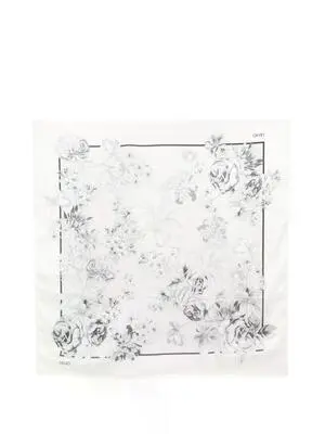 Liu Jo Floral-print Scarf - Neutrals