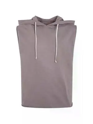 Rick Owens Sleeveless Drawstring Hoodie