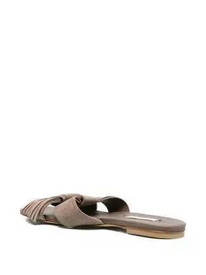 Casadei Fringed Knotted Sandals