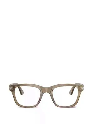 Persol Cecil Square Frame Glasses Brown