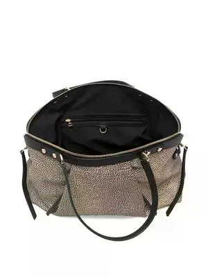 Borbonese Medium Frame Top-handle Tote Bag - Neutrals