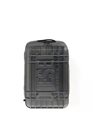 DIESEL® Embossed Logo Hard-shell Backpack - Grey