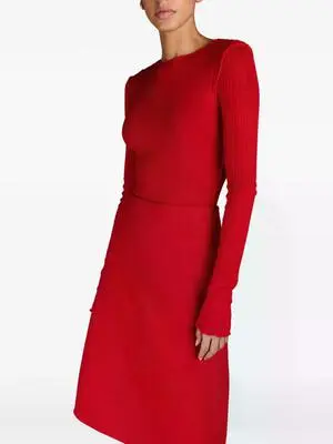 MARK-OFF Ribbed-knit Top