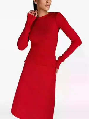 MARK-OFF Ribbed-knit Top