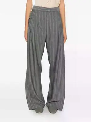 LITKOVSKA Pinstripe Pleated Trousers