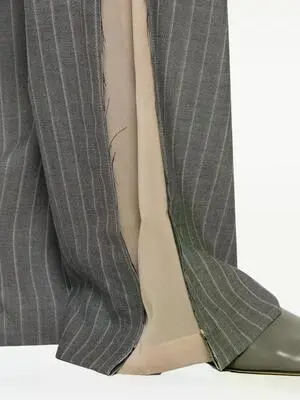 LITKOVSKA Pinstripe Pleated Trousers