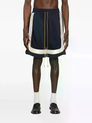 Rhude Mesh Piping Shorts - Blue