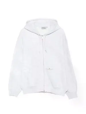 Carhartt Work In Progress Logo-embroidered Zip-up Hoodie