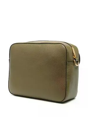 COCCINELLE Grained Leather Satchel - Green