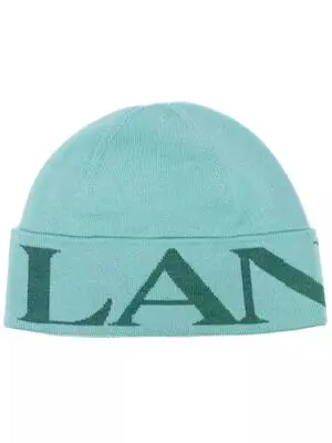 LANVIN Intarsia-knit Wool Beanie