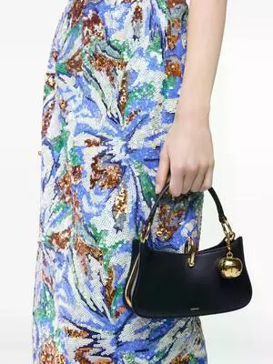 Rabanne Ring-lock Leather Shoulder Bag