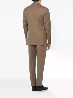 LARDINI Herringbone Wool Suit