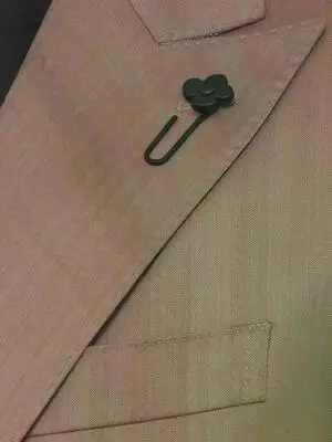 LARDINI Herringbone Wool Suit