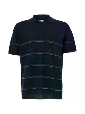 ROBERTO COLLINA Horizontal-stripe Textured T-shirt