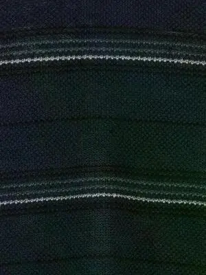 ROBERTO COLLINA Horizontal-stripe Textured T-shirt