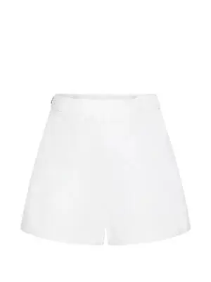 Posse Perri Button-fastening Shorts - Neutrals