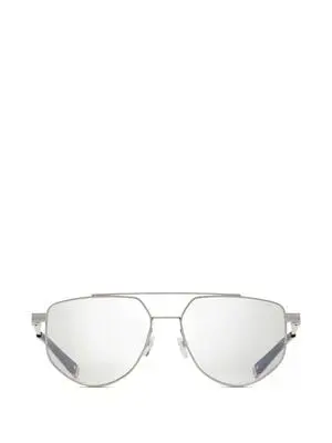 Dita Geometric-frame Glasses - Silver