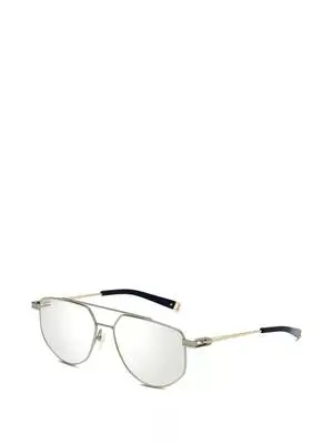 Dita Geometric-frame Glasses - Silver