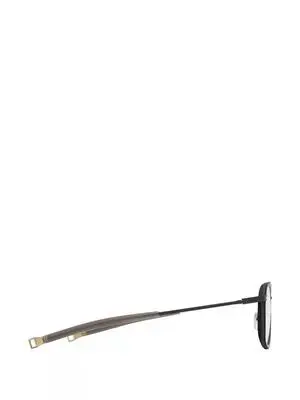 Dita Geometric-frame Double-bridge Glasses