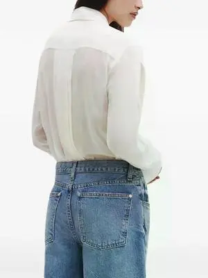 TWP Tiny Dancer Faded-wash Wide-leg Jeans