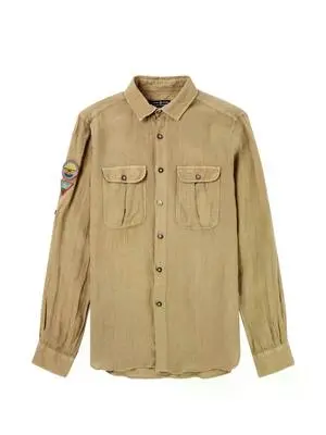 AMUNDSEN Patch-detail Flap-pocket Shirt
