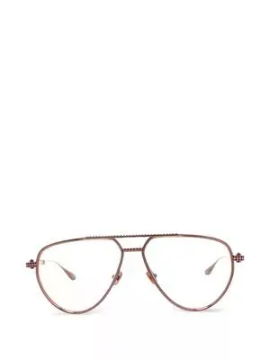 Valentino Garavani Rockstud Pilot-frame Eyeglasses - Pink