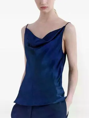 FFORME Irma Cowl-neck Tank Top - Blue