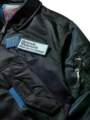 GR10K X Alpha Industries Cwu-45 Logo-patch Bomber Jacket