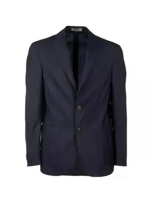 Corneliani Notch-lapel Single-breasted Blazer - Blue