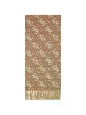 Guess Patterned Scarf - Brown