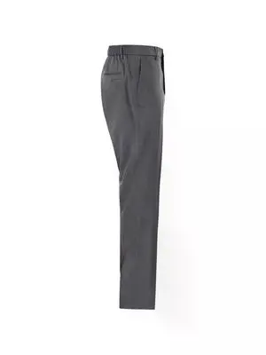 Peserico Tapered Tailored Trousers - Grey