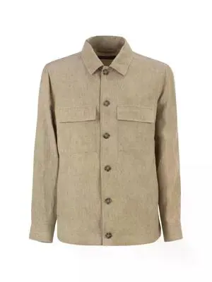 Peserico Linen Patch-pockets Jacket