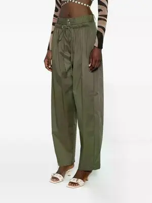 ANIYE BY Drawstring-waist Trousers - Green