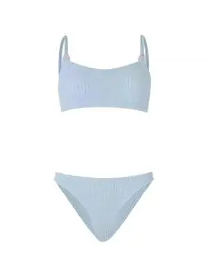 Hunza G Cassie Beaded Bikini - Blue